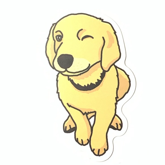 Accessories | Yellow Lab Vinyl Sticker | Poshmark